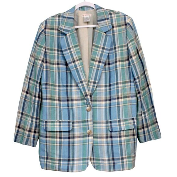 Talbots | Jackets & Coats | Vintage Talbots Blazer Size Large Blue ...